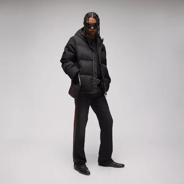 Gucci Reversible Gg Ripstop Nylon Jacket, Size