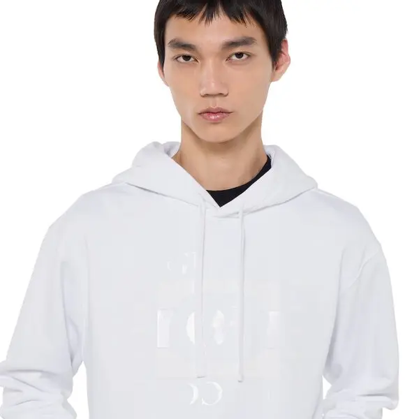 Gucci Gg Nylon And Cotton Technical Jersey Jacquard Zip Jacket - White