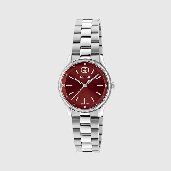Gucci G-timeless Watch, 29mm - Bordeaux