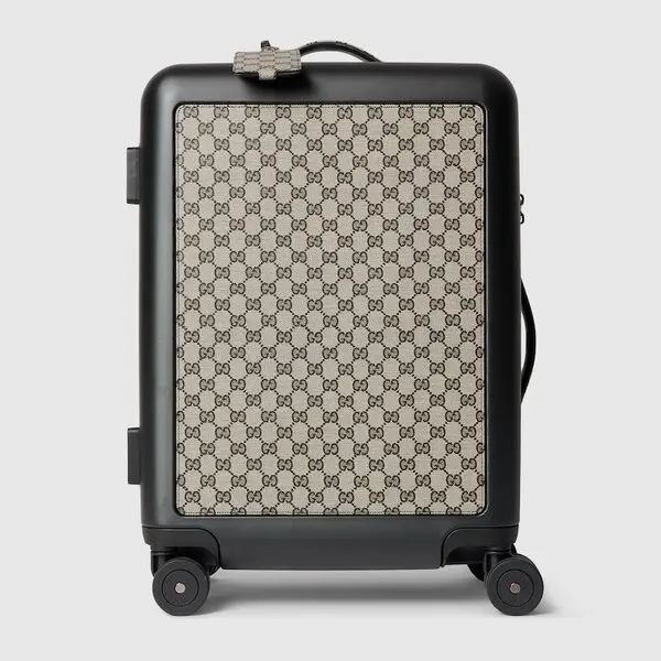 Gucci Cabin Trolley With Monogram Canvas - Black