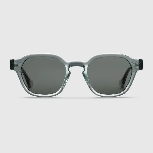 Gucci Oval Frame Sunglasses - Grey