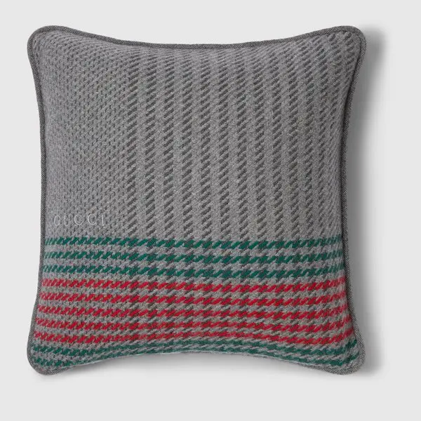 Gucci Gg Cushion - Grey