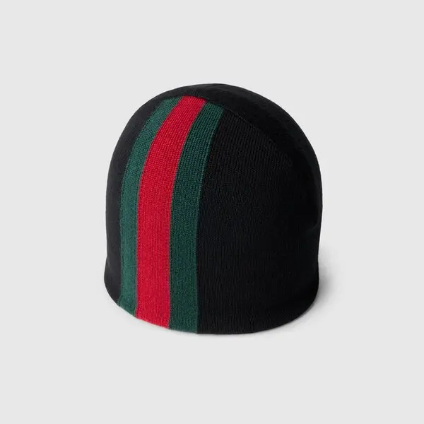 Gucci Wool Beanie Hat - Black