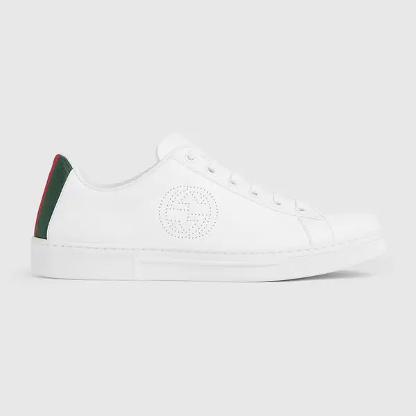 Gucci Rhyton Trainer With Vintage Logo - White