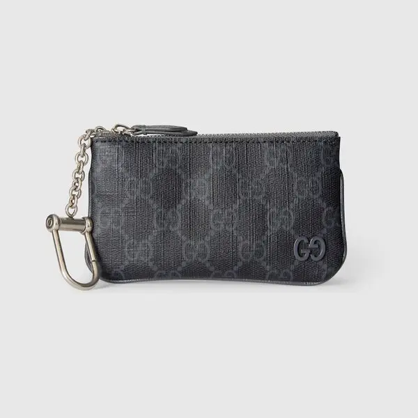 Gucci Double G Keychain - Black