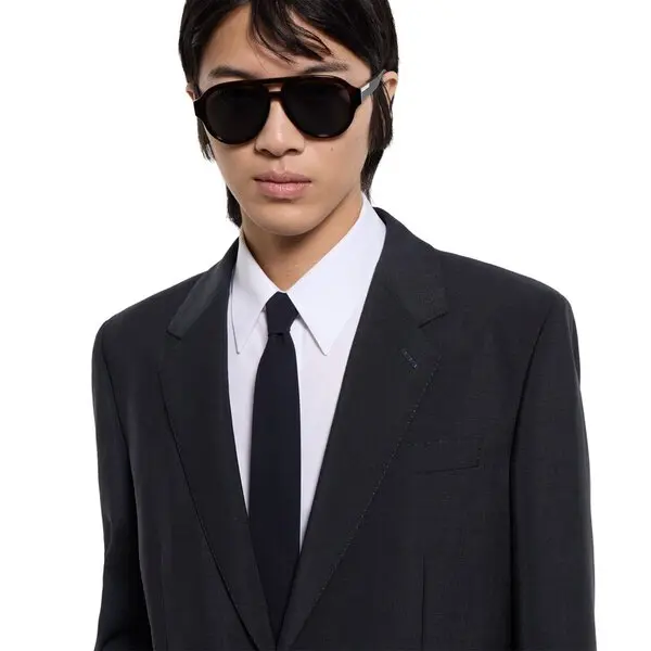 Gucci Gg Cotton Viscose Formal Jacket, Size