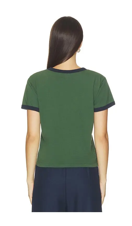 LESET Margo Ringer Tee In . Also