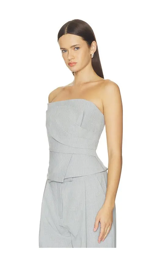 THE SEI Wrap Bustier Top In . Also