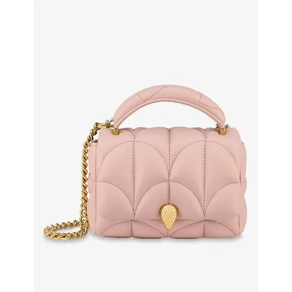BVLGARI Serpenti Sugarloaf Leather Shoulder Bag - Pink