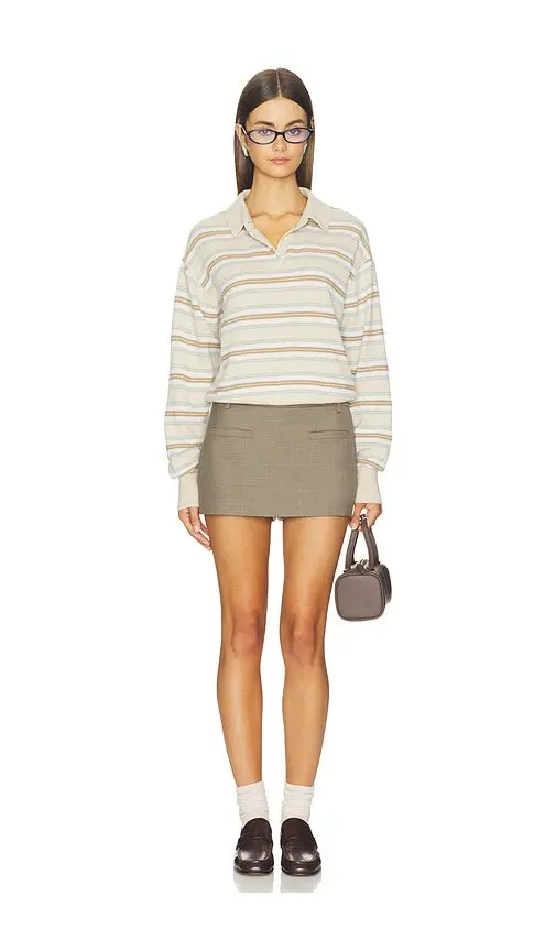 Guest In Residence Collegiate Stripe Polo In . Also