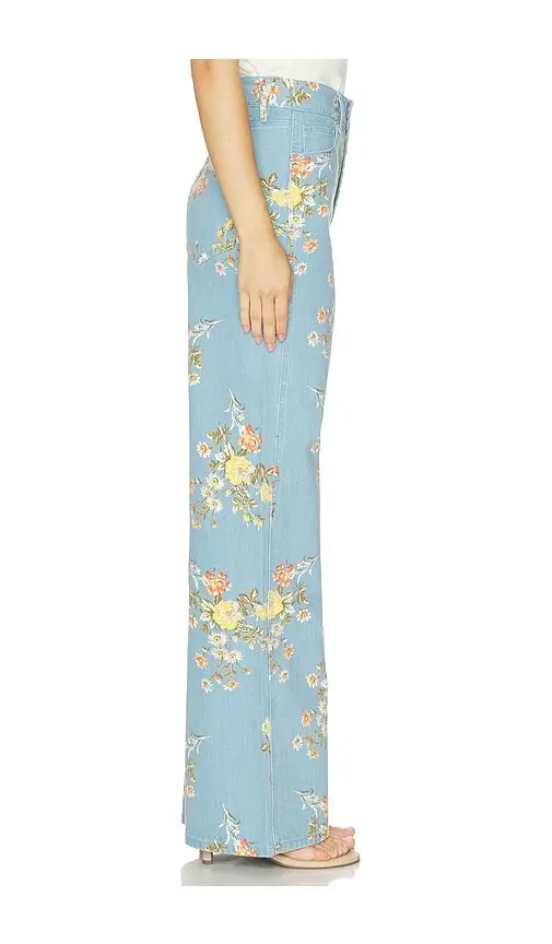 Veronica Beard Taylor High Rise Wide Leg Jeans