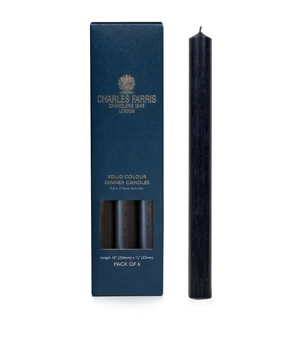 CHARLES FARRIS Dinner Candles - Blue