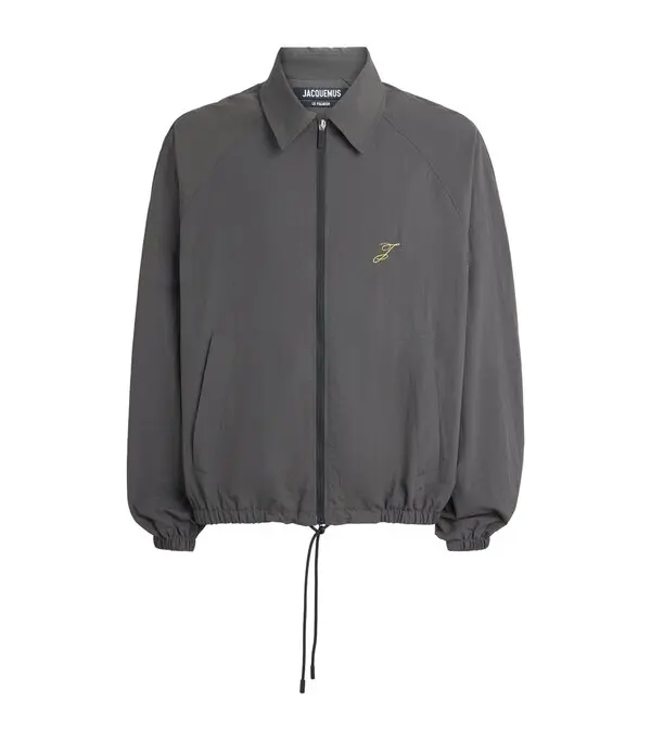 Jacquemus Embroidered Initial Windbreaker Jacket