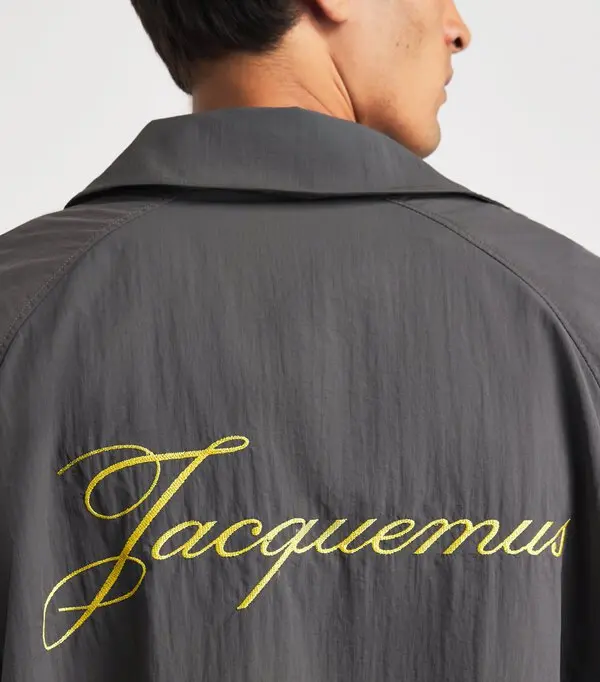 Jacquemus Embroidered Initial Windbreaker Jacket