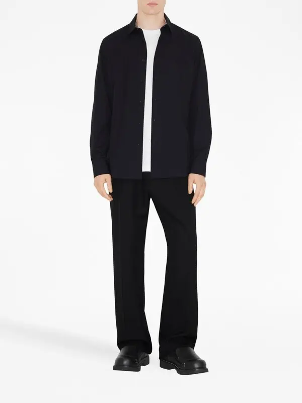 Burberry Ekd Logo Cotton Shirt