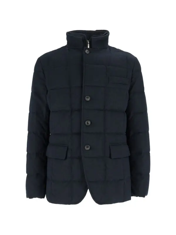 FAY Padded Jacket With Button Details