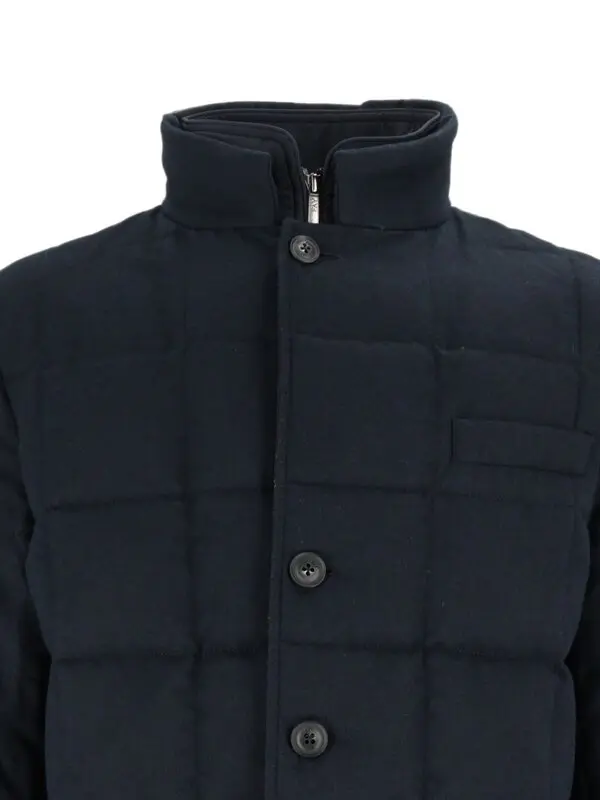FAY Padded Jacket With Button Details