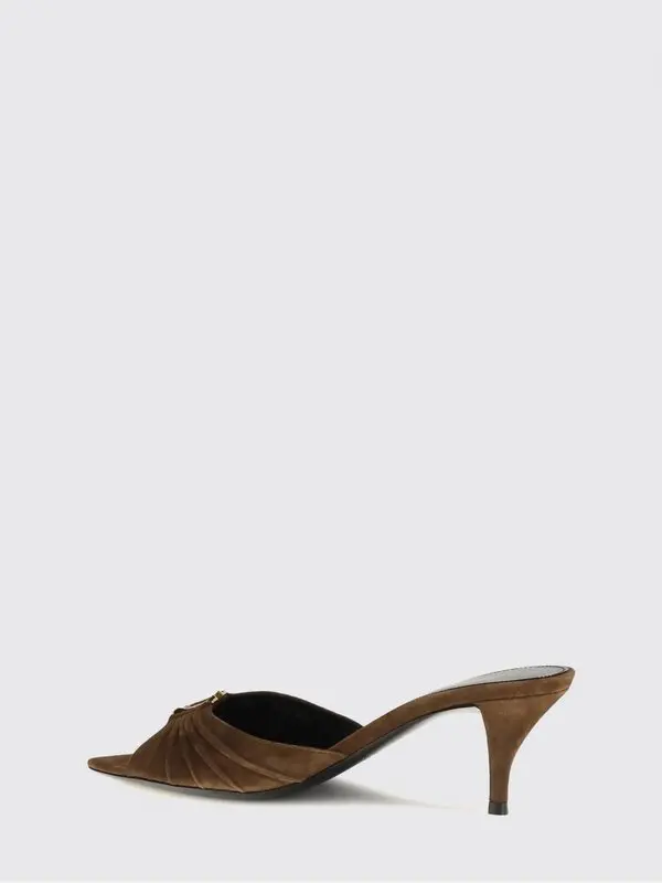 Saint Laurent Babylone Suede Mules