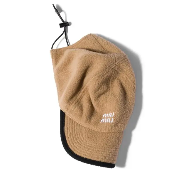 Miu Miu Fleece Baseball Cap