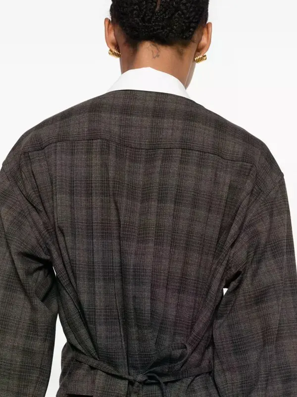 Sandro Checked Long-sleeve Shirt