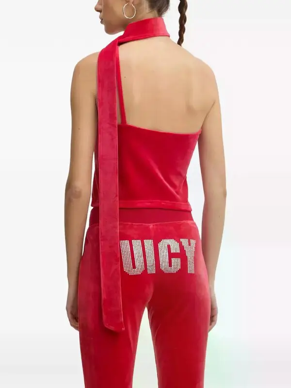 Juicy Couture One-shoulder Embellished Top