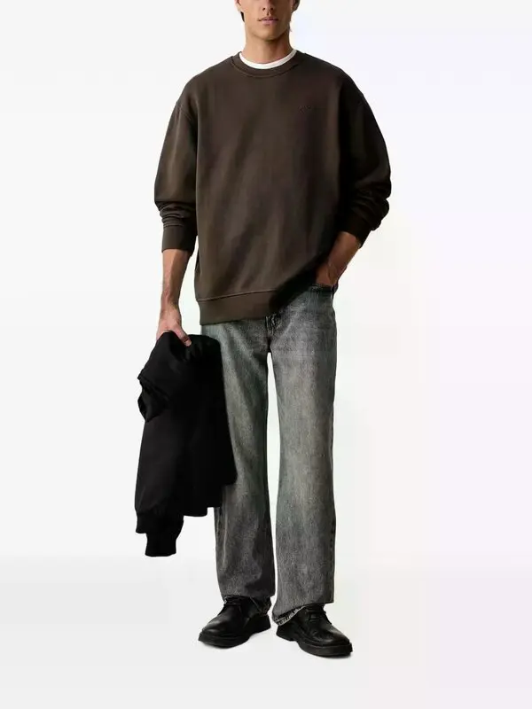 LEVI'S Logo-embroidered Crew-neck Sweater