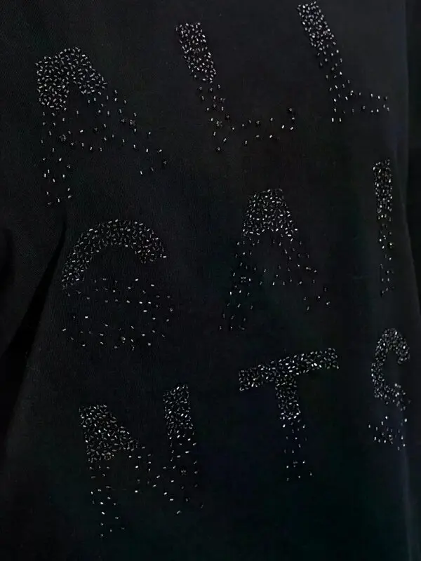 ALLSAINTS Stacks Amelie Bead-embellished T-shirt