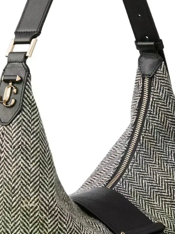 JIMMY CHOO Bar Hobo Medium Shoulder Bag