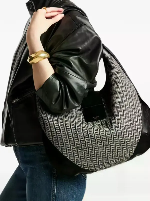 JIMMY CHOO Medium Hobo Shoulder Bag - Neutrals