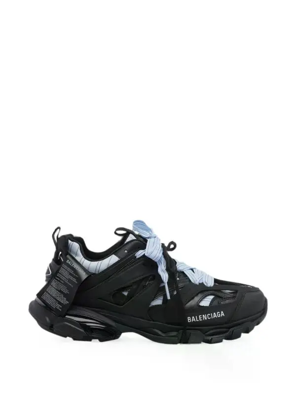Balenciaga Track Shirt Panelled Sneakers - Black