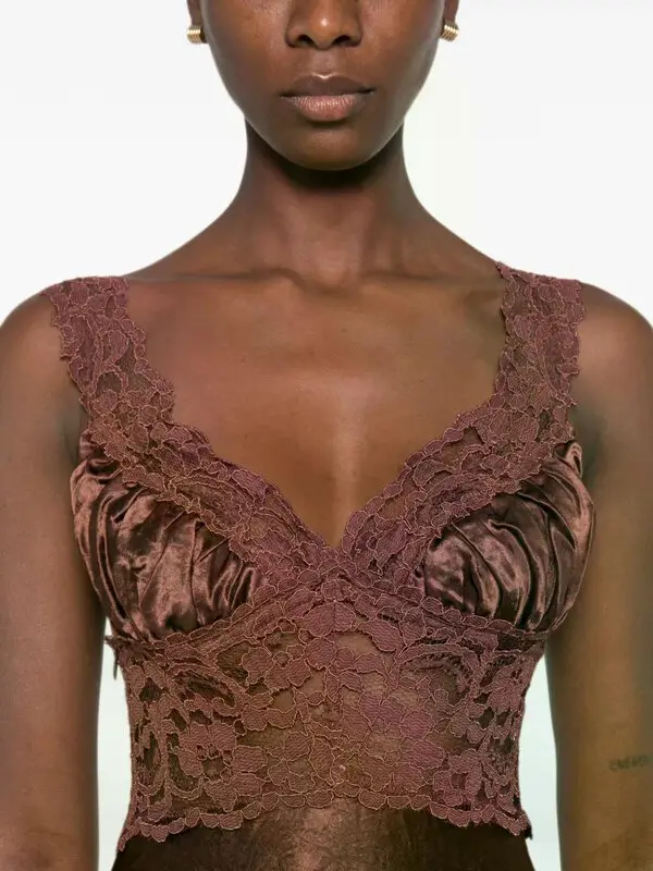 Arcina Ori Lace-panelled Maxi Dress