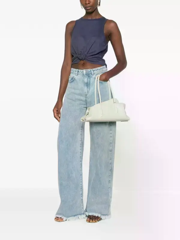 Magda Butrym Knot-detail Tank Top - Blue