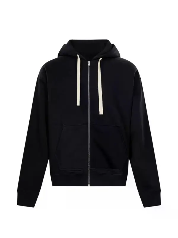 JIL SANDER Drawstring Zip-up Hoodie