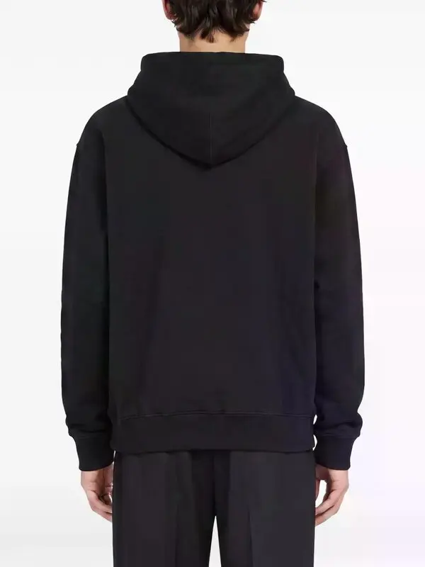JIL SANDER Drawstring Zip-up Hoodie