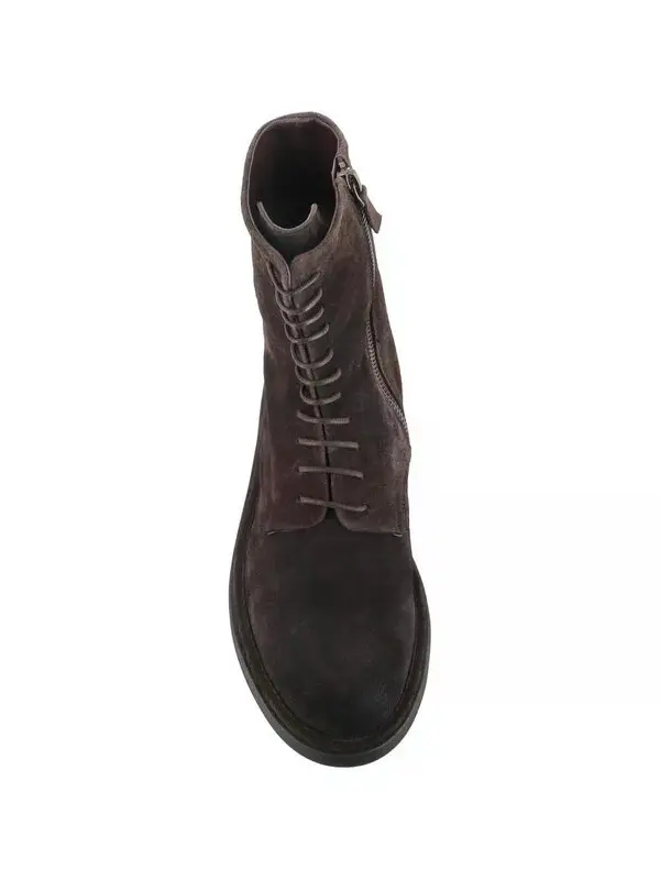 ALEXANDER HOTTO Suede Lace-up Boots