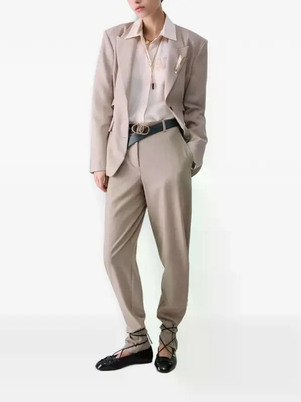 Liu Jo Mélange Trousers With Zipper