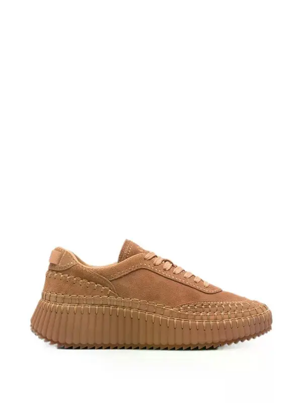 Chloé Nama Whipstitch-trim Sneakers