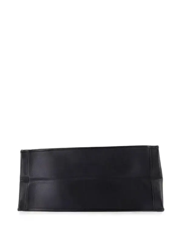 Dior Book Embossed Leather Large Tote Bag