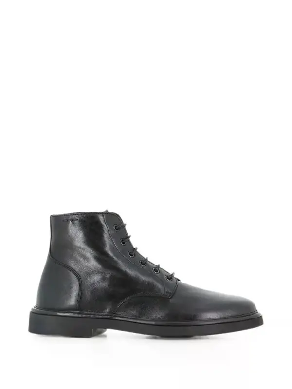 ALEXANDER HOTTO Amphibian Lace-up Leather Ankle Boots