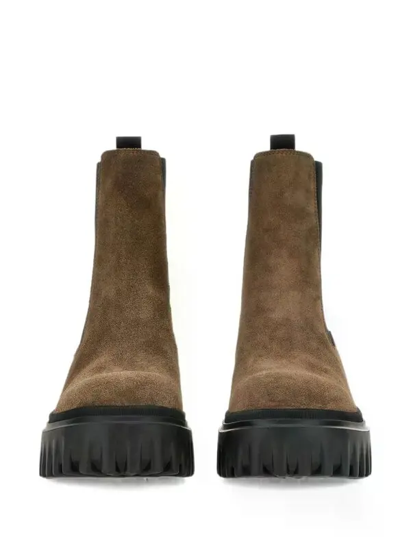 Hogan H700 Chunky-sole Ankle Boots