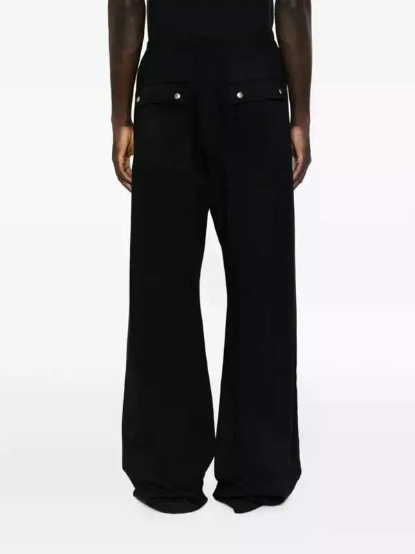 Rick Owens Geth Belas Drawstring Wide-leg Track Pants