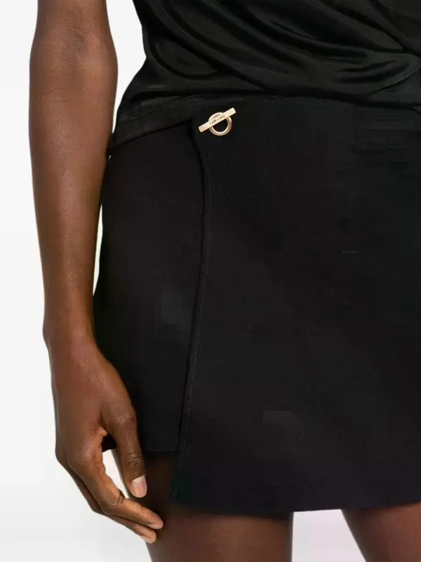 Cult Gaia Remia Wrap Mini Skirt