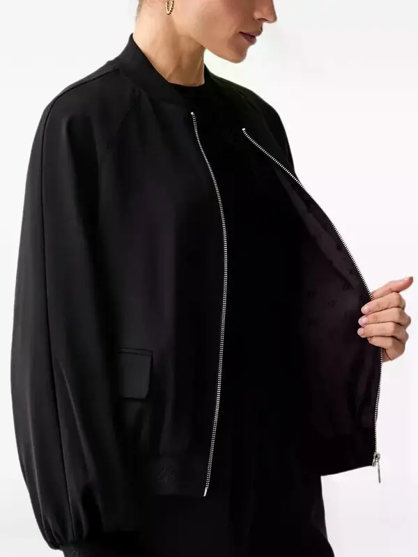 Armani Exchange Logo-embroidered Bomber Jacket