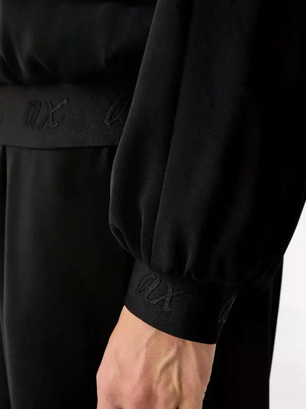 Armani Exchange Logo-embroidered Bomber Jacket