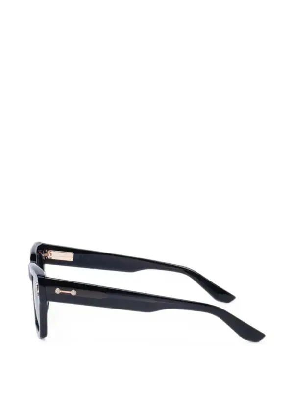 AKONI Nebula Square-frame Sunglasses - Black