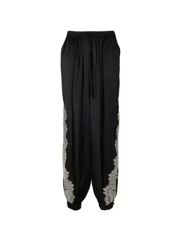 Cinq À Sept Lace-trim Esme Trousers