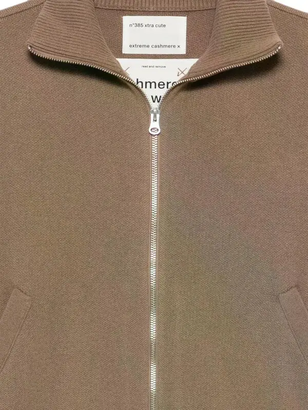 Extreme Cashmere Xtra Cute Zip-up Cardigan