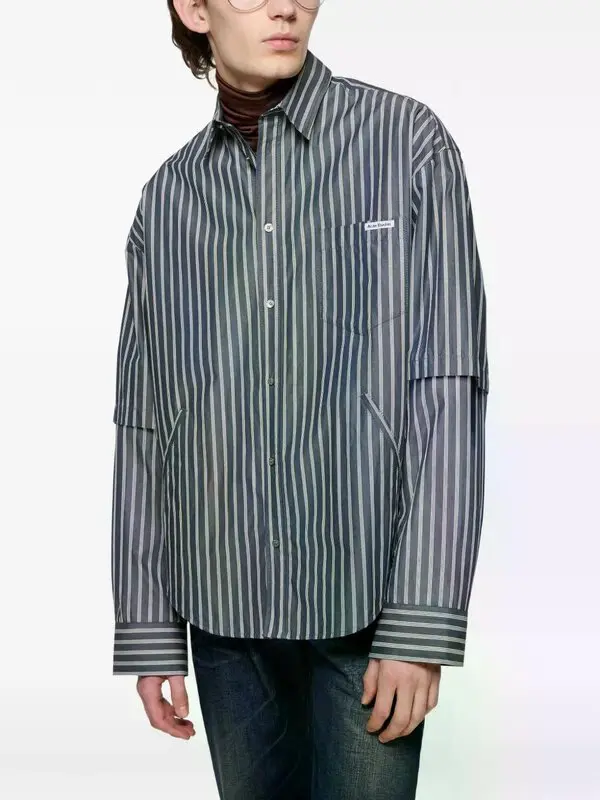 Acne Studios Striped Chest-pocket Shirt