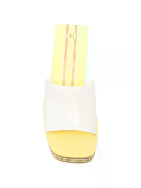 Chloé Wedge Mules - White