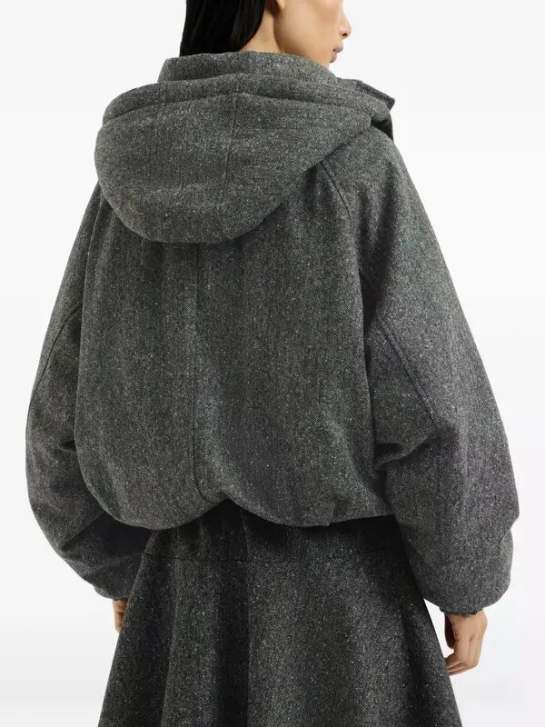Brunello Cucinelli Donegal-knit Hooded Jacket